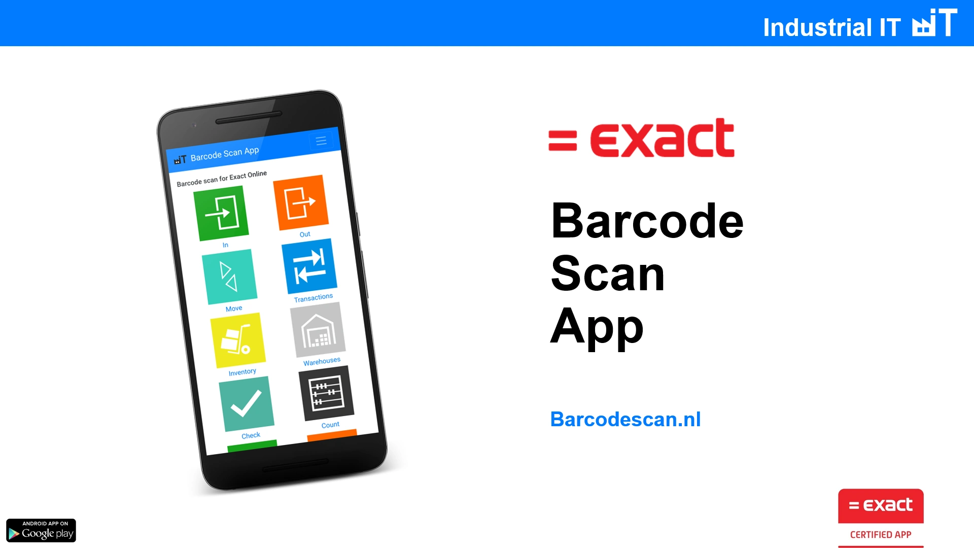 Hoe te starten met barcode scanning voor Exact Online - Barcode Scan